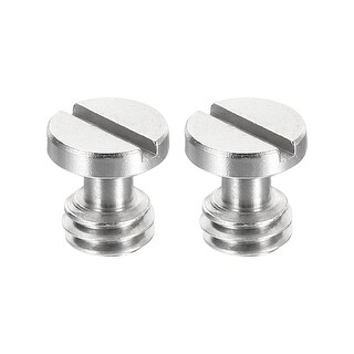 2Pcs 3/8"-16 Thread Camera Fixing Screw Flat Slot Tripod Screws - Bed Bath & Beyond - 37314216